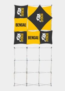 3x3 Floor Grid Pop Up Display